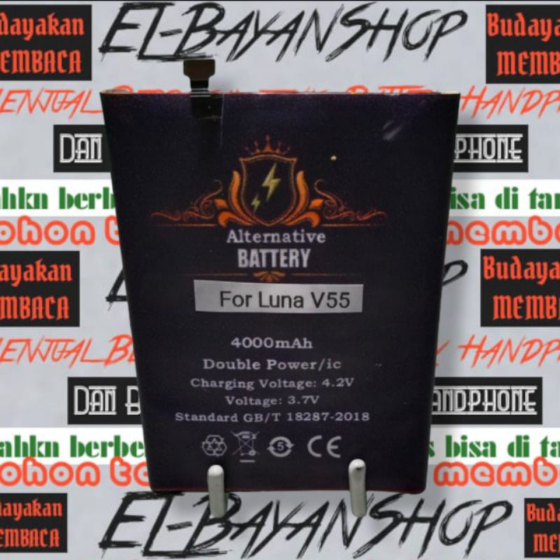 Jual Batrai Modif Luna v55 Batre Persamaan Baterai | Shopee Indonesia