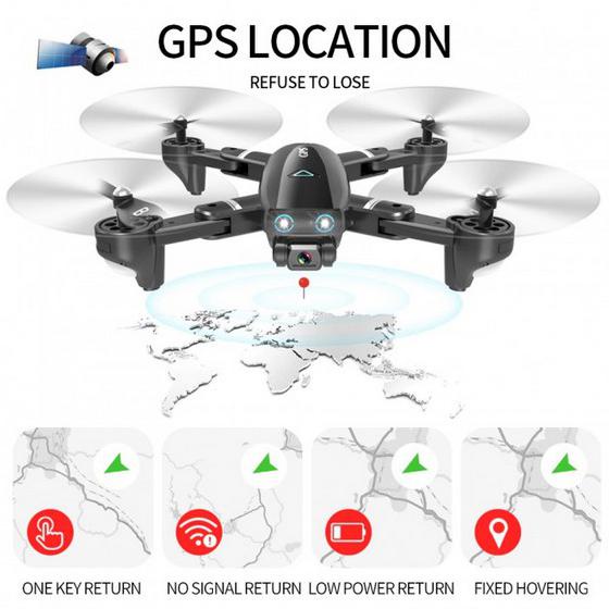 Jual ORIGINAL DRONE WITH CAMERA 4K 5G GPS WIFI 1080P TOYS SKY S167 ...