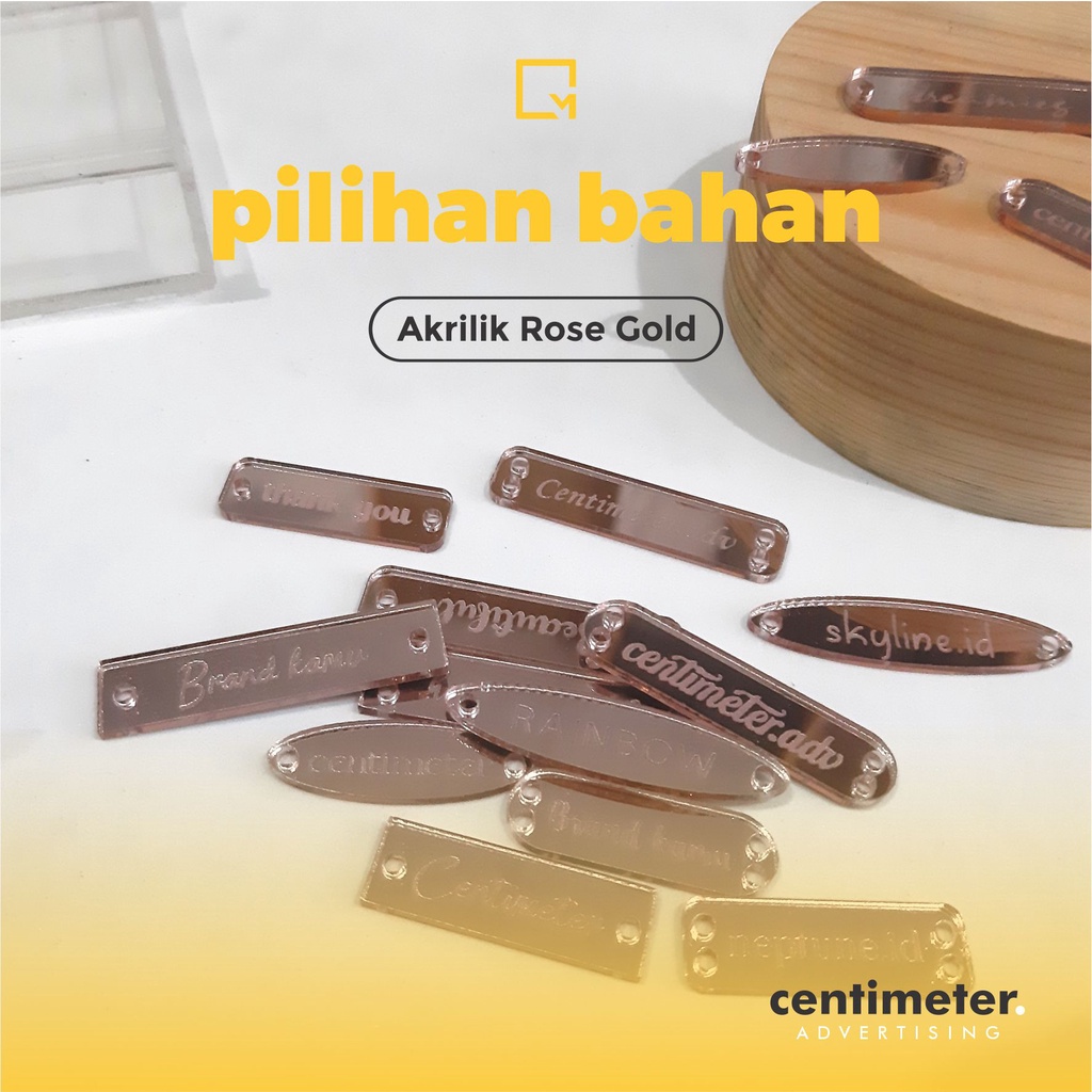 Jual LABEL HIJAB AKRILIK GRAFIR / TAG HIJAB AKRILIK / name tag label ...