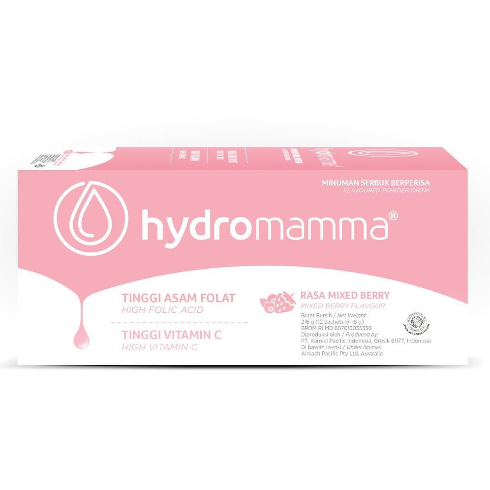 Jual HYDROMAMMA MIXED BERRY [ISI 12 Pcs] Minuman Ibu Hamil |Hydromama ...