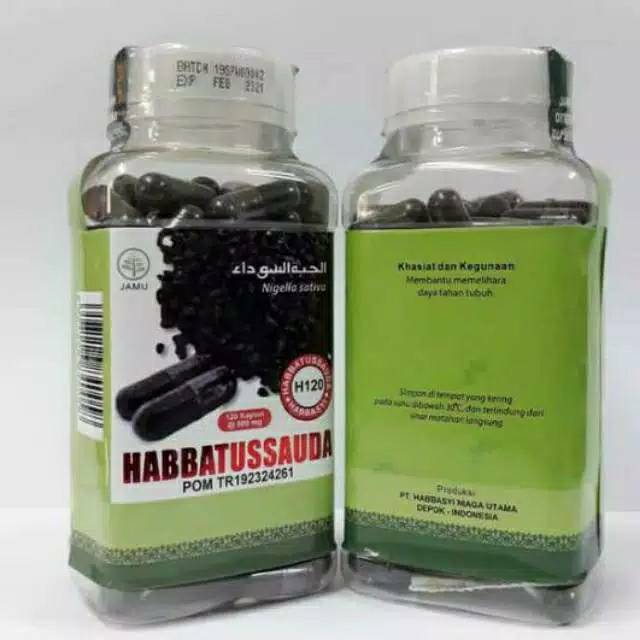 Jual Habbatussauda HNU serbuk 120 kapsul - Jinten Hitam Habbasyi ...