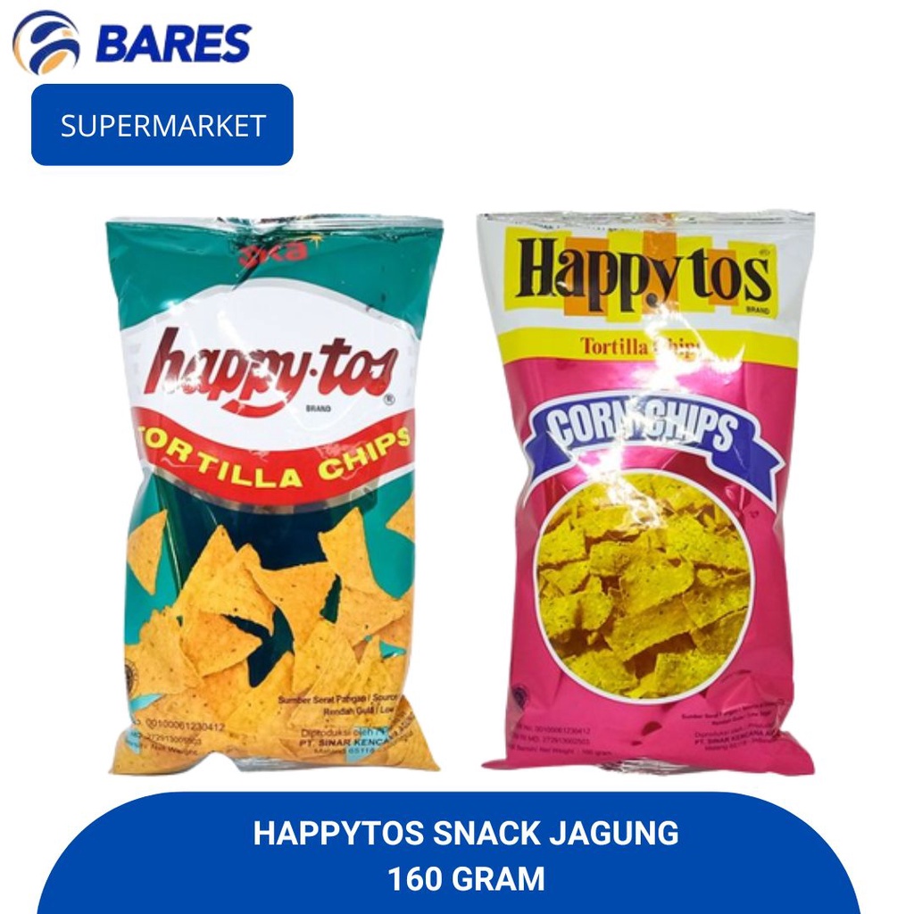 Jual Happytos Tortila Chips Snack Jagung Rasa 160 Gram | Shopee Indonesia