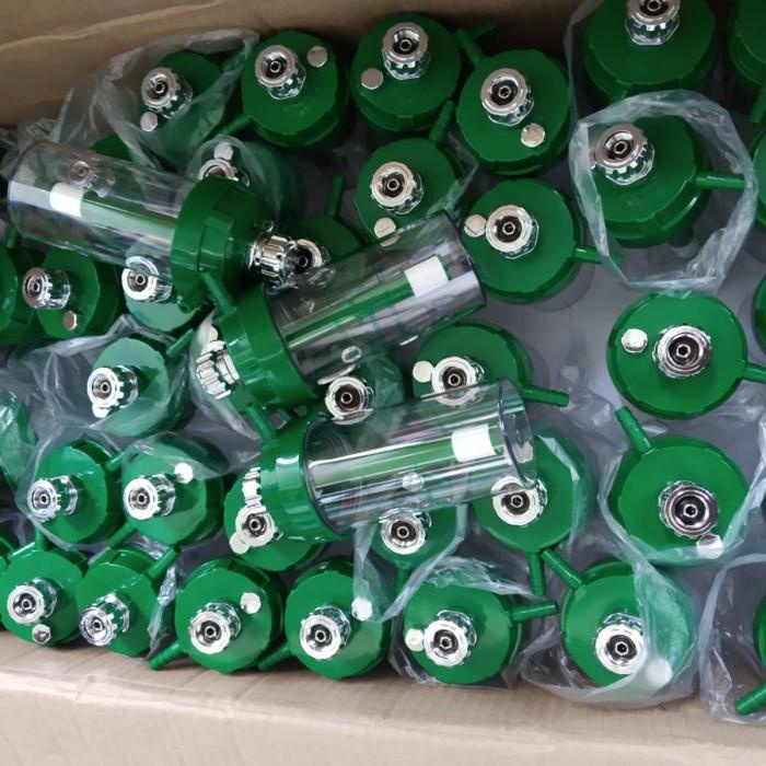Jual Regulator Botol Humidifier Regulator Flowmeter Oksigen Tabung ...