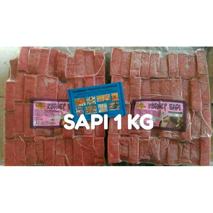 Jual kornet sapi 1 kg potongan 40 piece king food. sumber frozen makmur ...