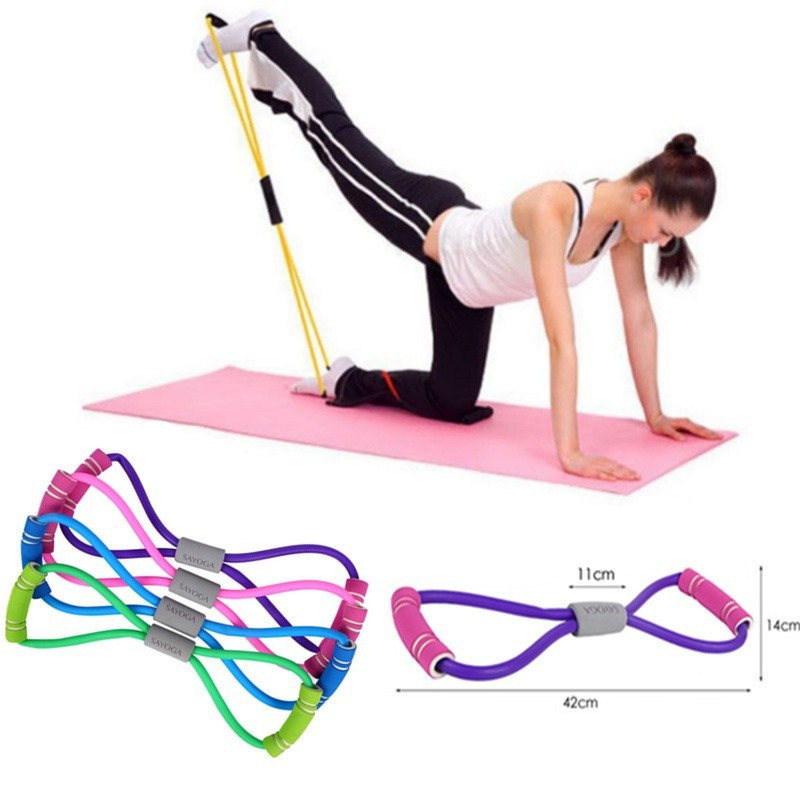 Jual Tali Stretching Yoga Fitness Power Resistance | Shopee Indonesia