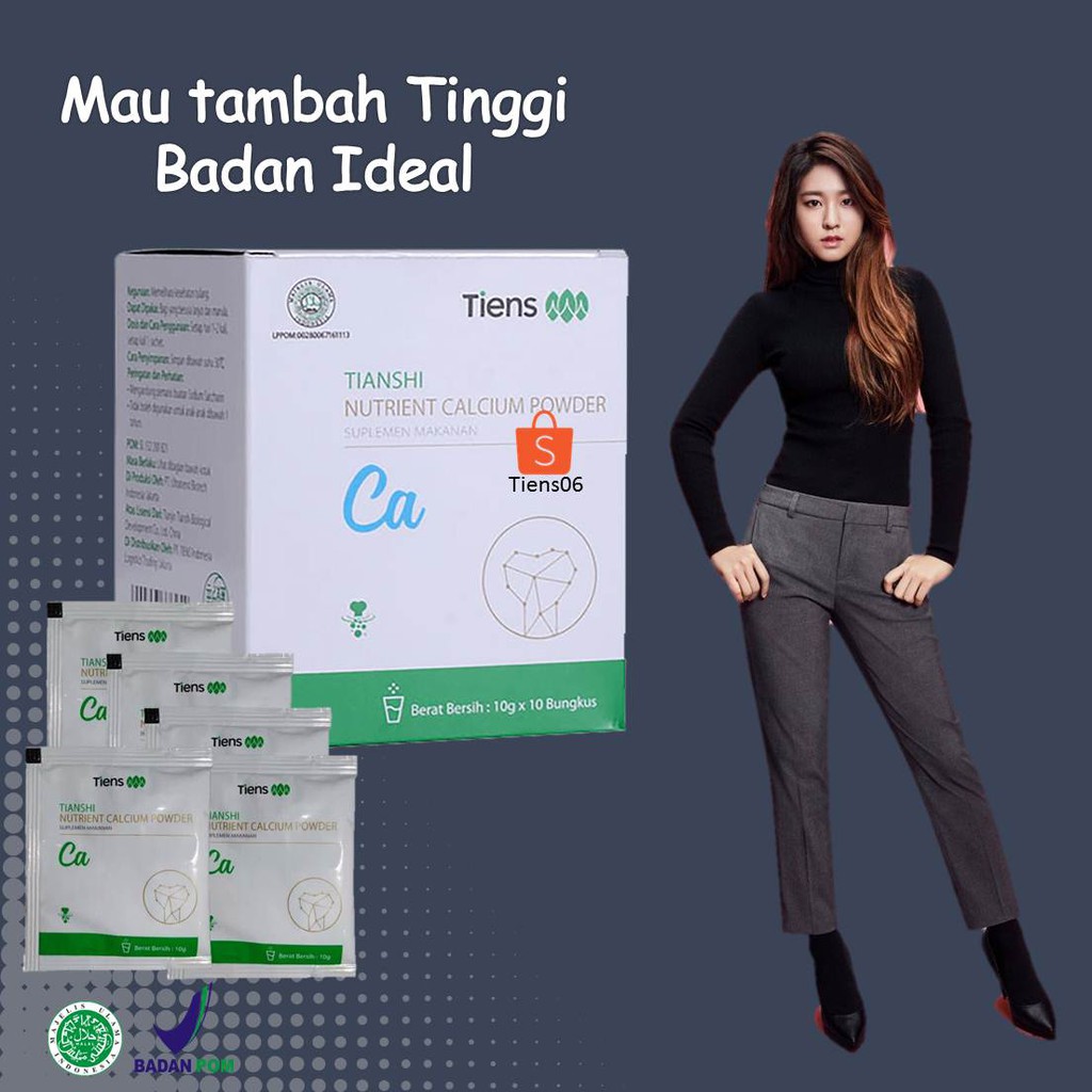 Jual SUSU BUBUK NUTRIENT HIGH CALCIUM POWDER PENINGGI BADAN TIENS ...