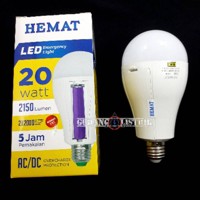 Jual Lampu AC DC Led Magic Lampu Emergency 20 Watt HEMAT | Shopee Indonesia