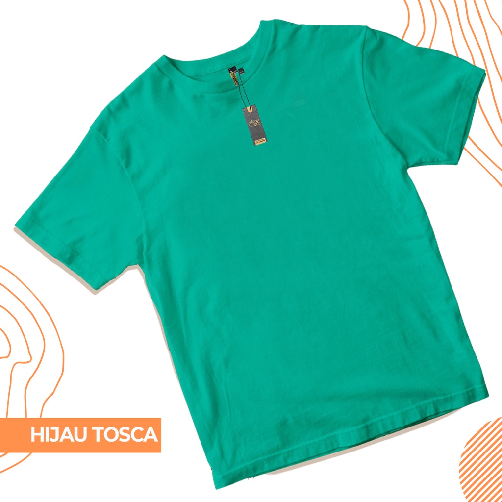 Jual Kaos Anak Polos Lengan Pendek Hijau Tosca Unisex 1 2 3 4 5 6 7 8 9 10 Tahun Irox Kids ...