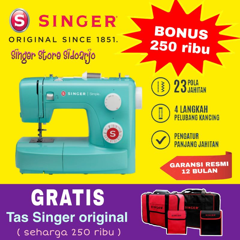 Jual Mesin jahit SINGER 3223g | Shopee Indonesia