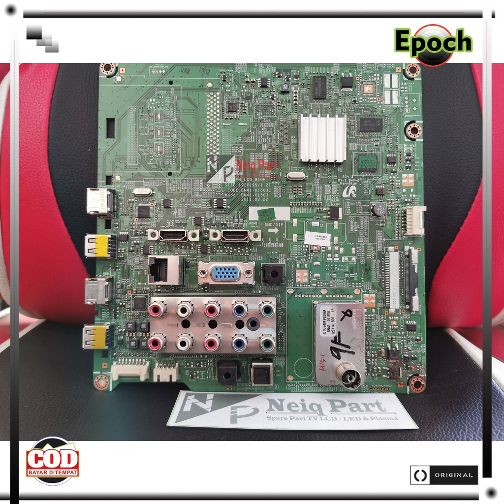 Jual Mb Mobo Mainboard TV Samsung LA 40D550 - Mpeg Micom Modul PCB ...