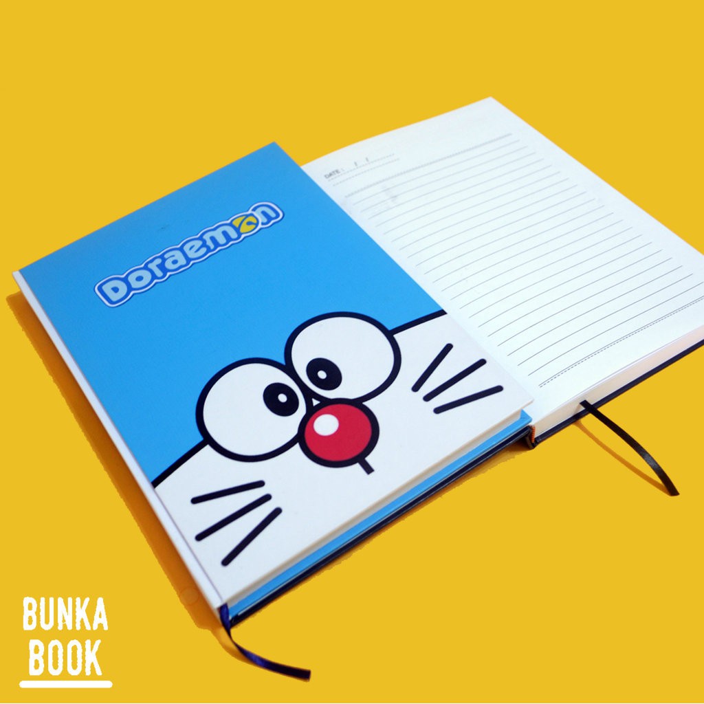 Jual Note Book Hardcover Anime Doraemon Ukuran A5 Jurnal Agenda Planner ...