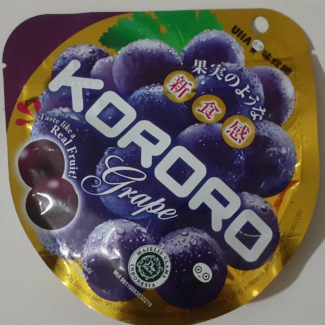 Jual KORORO JELLY CANDY 40 GRAM RASA ANGGUR | Shopee Indonesia