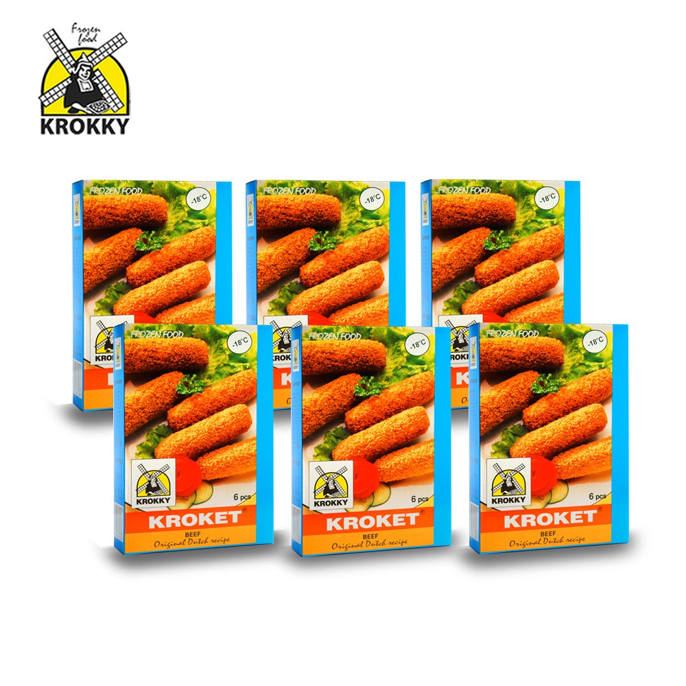 Jual Krokky Kroket Daging Sapi (6pack/36pcs) | Shopee Indonesia