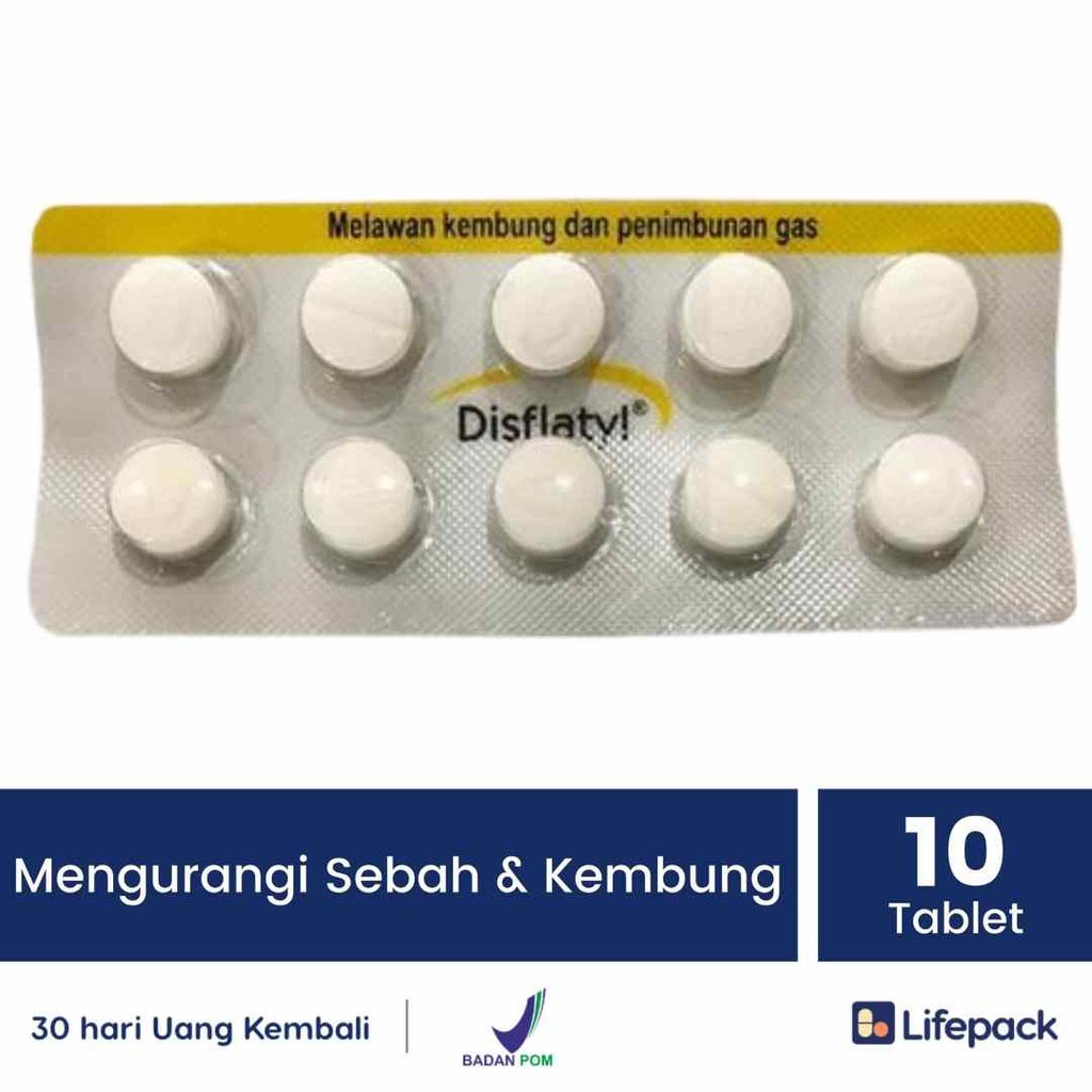 Jual DISFLATYL 40 MG 10 TABLET - Obat Sistem Pencernaan - LIFEPACK ...