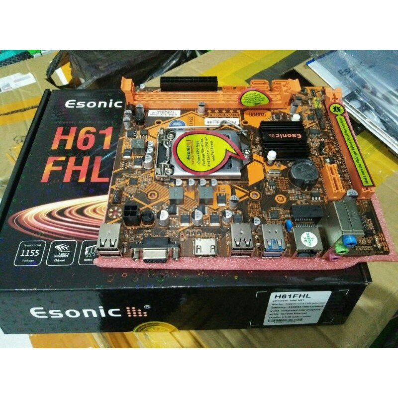 Jual Motherboard Esonic H61 LGA 1155 DDR3 | Shopee Indonesia