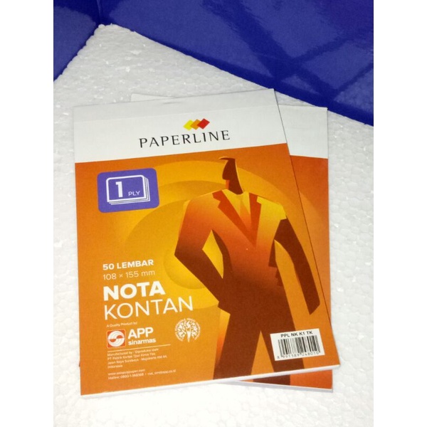 Jual Buku Nota K1 NCR Kecil Paperline 1 Ply | Shopee Indonesia