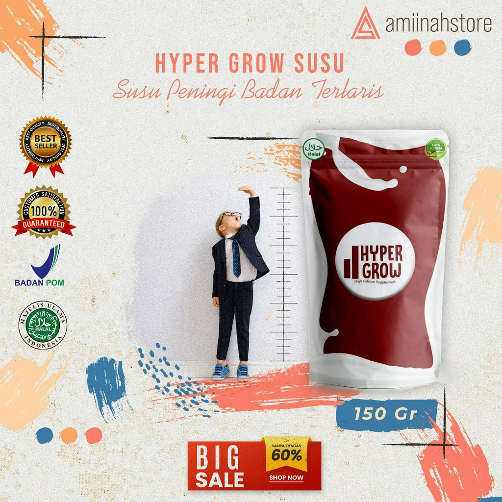 Jual [FLASH SALE 1.1](COD) HYPERGROW UP SUSU PENINGGI BADAN/OBAT ...