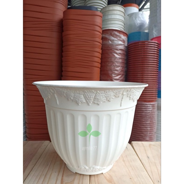 Jual POT BUNGA TANAMAN BESAR GL UKIR 30 | Shopee Indonesia