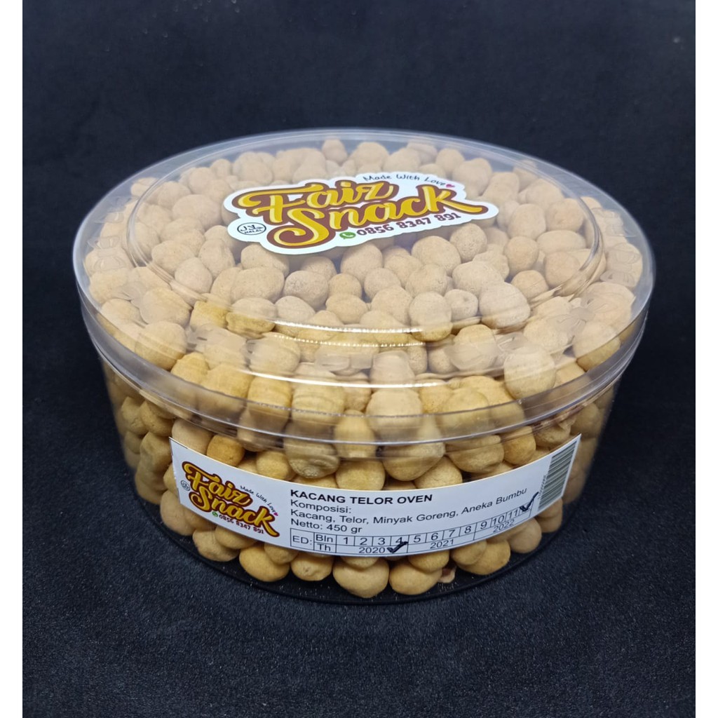 Jual Kacang Telor Kemasan Toples Bulat 400g / Tabung 270g / Oval 200g / Pouch 125g | Shopee ...