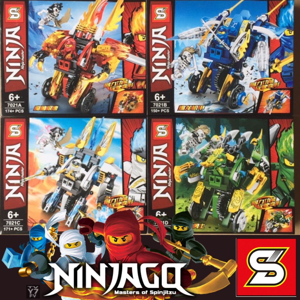 Jual BRICK SY 7021D SHENG YUAN NINJAGO MASTER MAINAN CIKARANG | Shopee ...