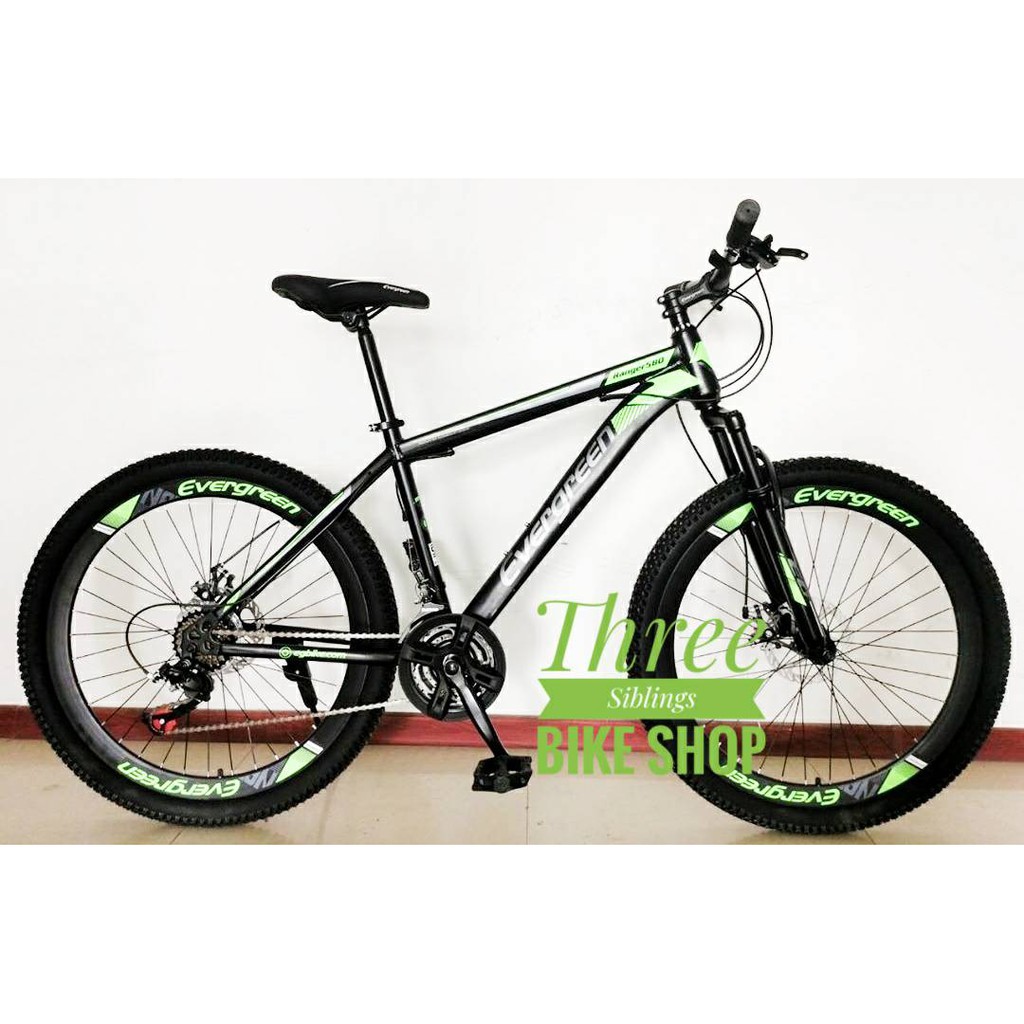 Jual SEPEDA GUNUNG MTB EVERGREEN 580 RANGER 26 inch WARNA HIJAU ...