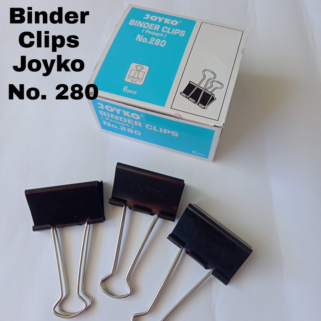 Jual Binder Clips Joyko No.280/Penjepit Kertas Besar | Shopee Indonesia