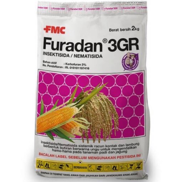 Jual FURADAN 3GR Kemasan 2kg Insektisida Nematisida Furadan 2 kg ...