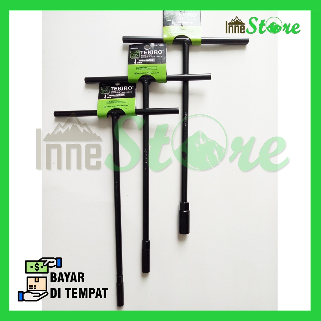 Jual Kunci Sok T Tekiro Paket 3 pcs 8mm, 10mm, 12mm | Shopee Indonesia