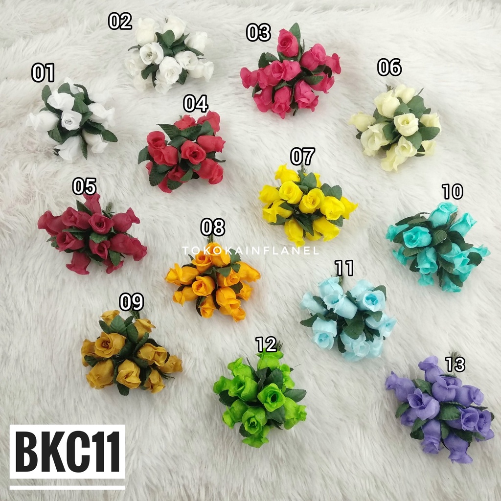 Jual Bunga Seruni BKC11 (1 ikat isi 12 kuntum mawar) | Shopee Indonesia