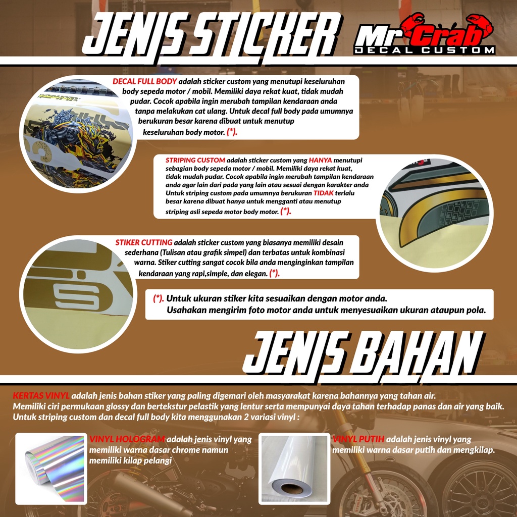 Jual Decal Sticker Lexi Full Body Striping Full Body Lexi Desain Racing ...