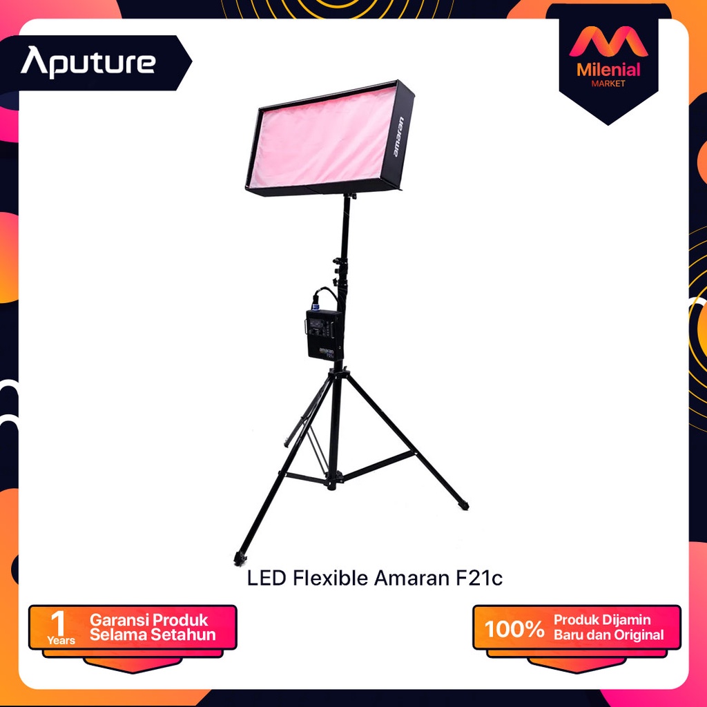 Jual Aputure Amaran F21C RGBWW LED Mat Flexible Lighting RGB V-Mount ...