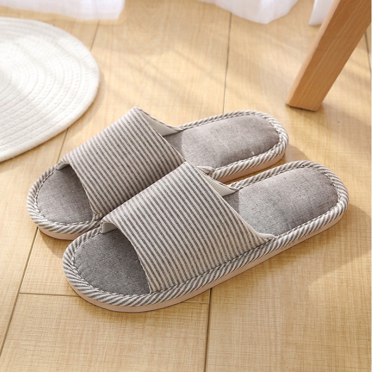 Jual MARKAS88 Sandal Rumah Empuk Anti Slip Sendal Rumah Model Garis ...