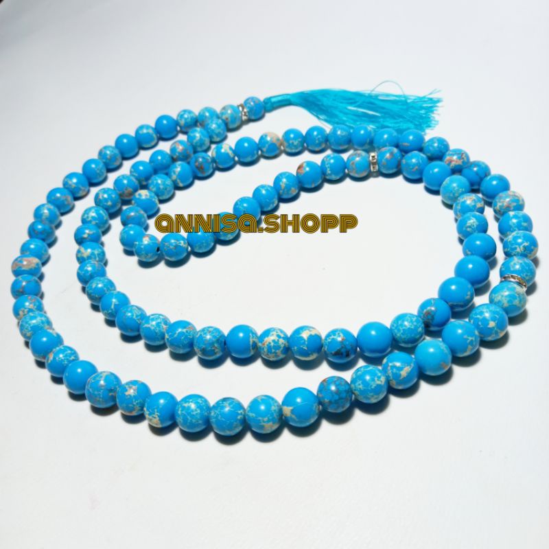 Jual tasbih batu firus nivada 10mm 99butir natural | Shopee Indonesia