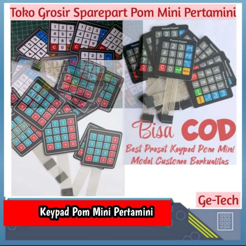 Jual Best Presset Keypad Pom Mini Membran 4x4 Matrix Original Import ...
