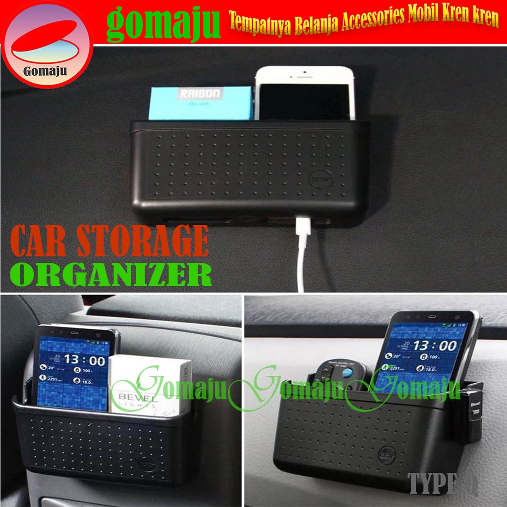 Jual [Q] CAR STORAGE ORGANIZER RAK TEMPAT TARUH BARANG MINI BOX STORAGE ...