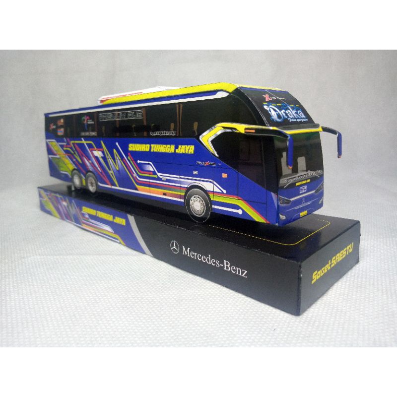 Jual MINIATUR BUS BIS STJ PAPERCRAFT BUS SUDIRO TUNGGA JAYA DRAKA DRAKA ...