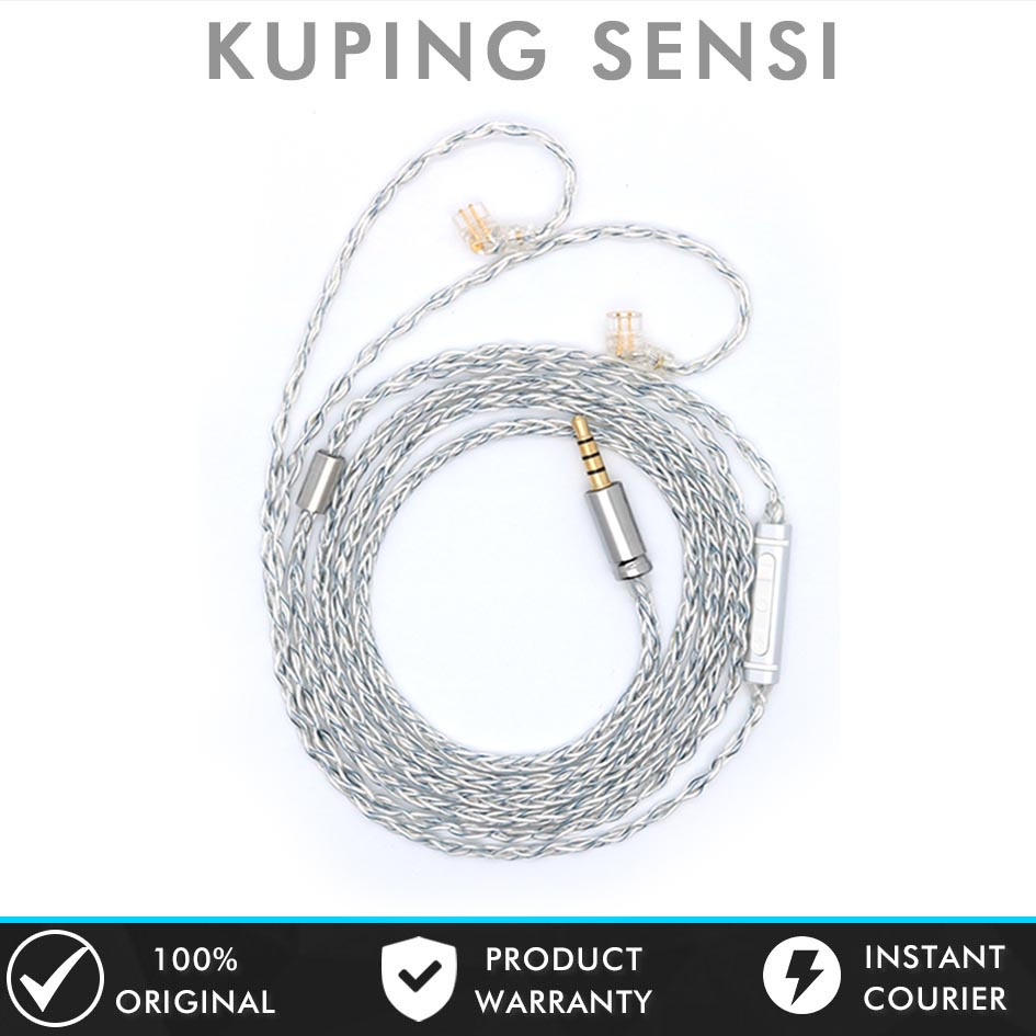 Jual XINHS X-08 X08 Upgrade Cable with Mic Kabel for KZ TRN CCA Moondrop | Shopee Indonesia