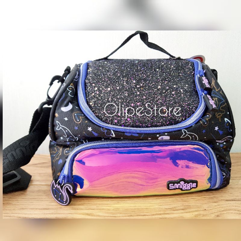 Jual SMIGGLE - Glitz Double Strap Lunchbox Tempat Makan Smiggle (Purple ...