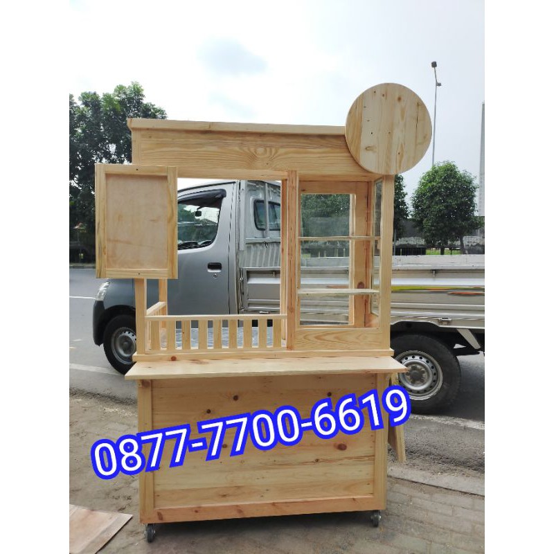 Jual gerobak chiken , booth chiken , gerobak Freed chiken | Shopee ...