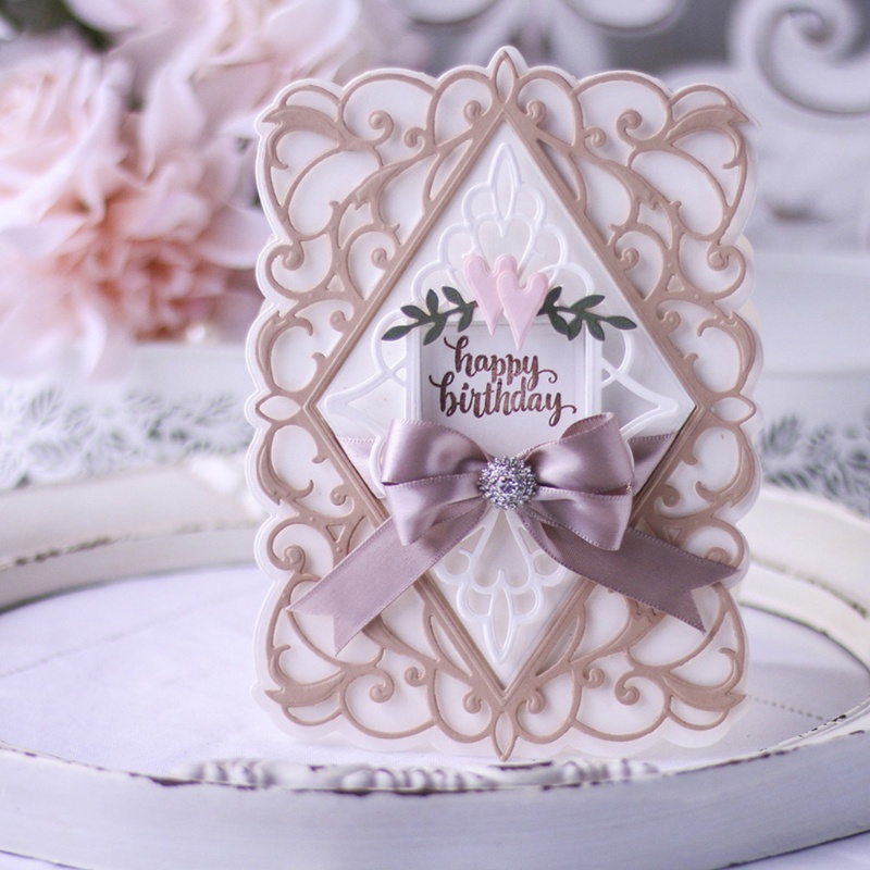 Jual Bentuk Frame Persegi #161B Scrapbook Papercut Paper craft ...