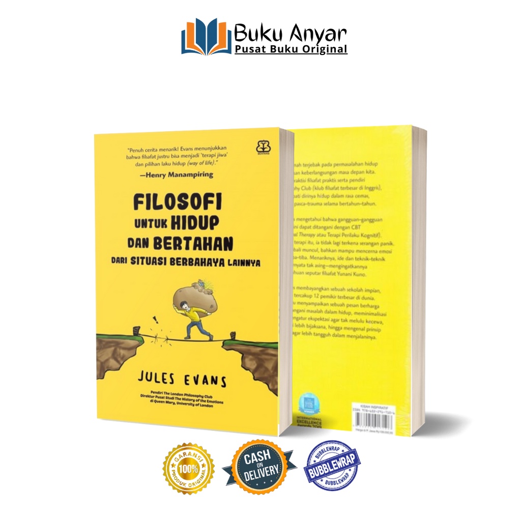 Jual (Mizan) Filosofi Untuk Hidup Dan Bertahan Dari Situasi Berbahaya Lainnya - Jules Evan ...