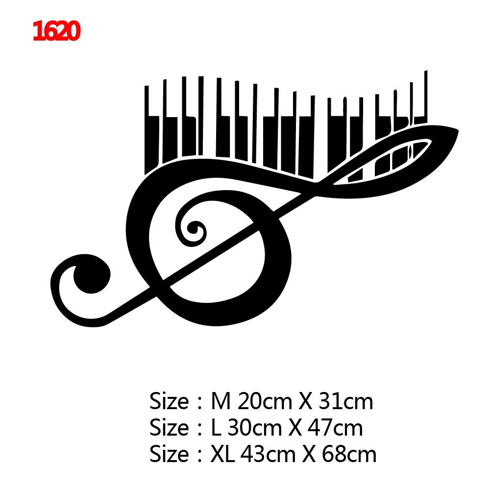 Jual Stiker Dinding Cutting Alat Music Musik Nada Tangga Lagu Wall ...