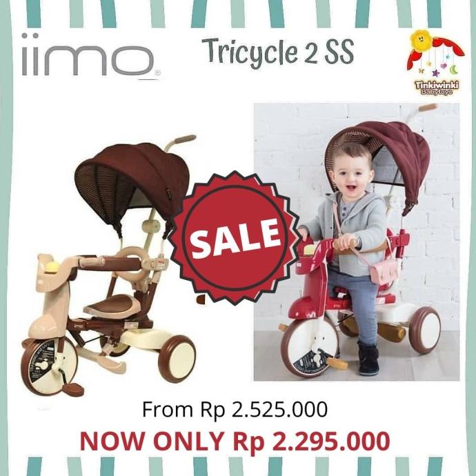 Jual Sepeda anak IIMO 2 SS PLUS bisa lipat dan dengan HOODIE Original | Shopee Indonesia