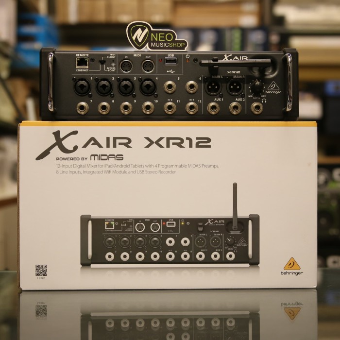 Jual Behringer XR12 Digital Mixer 12-Input Digital Mixer for iPad/Android Tablets | Shopee Indonesia