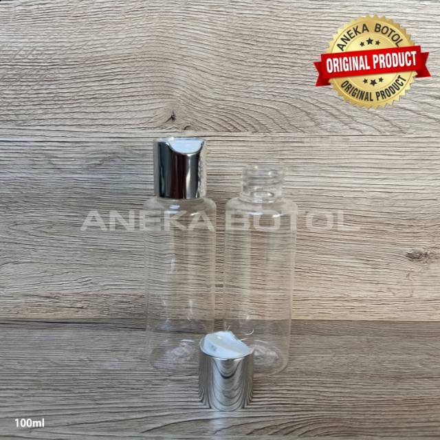 Jual BOTOL RF 100 ML BENING TUTUP PRESTOP RING SILVER / BOTOL KOSONG ...