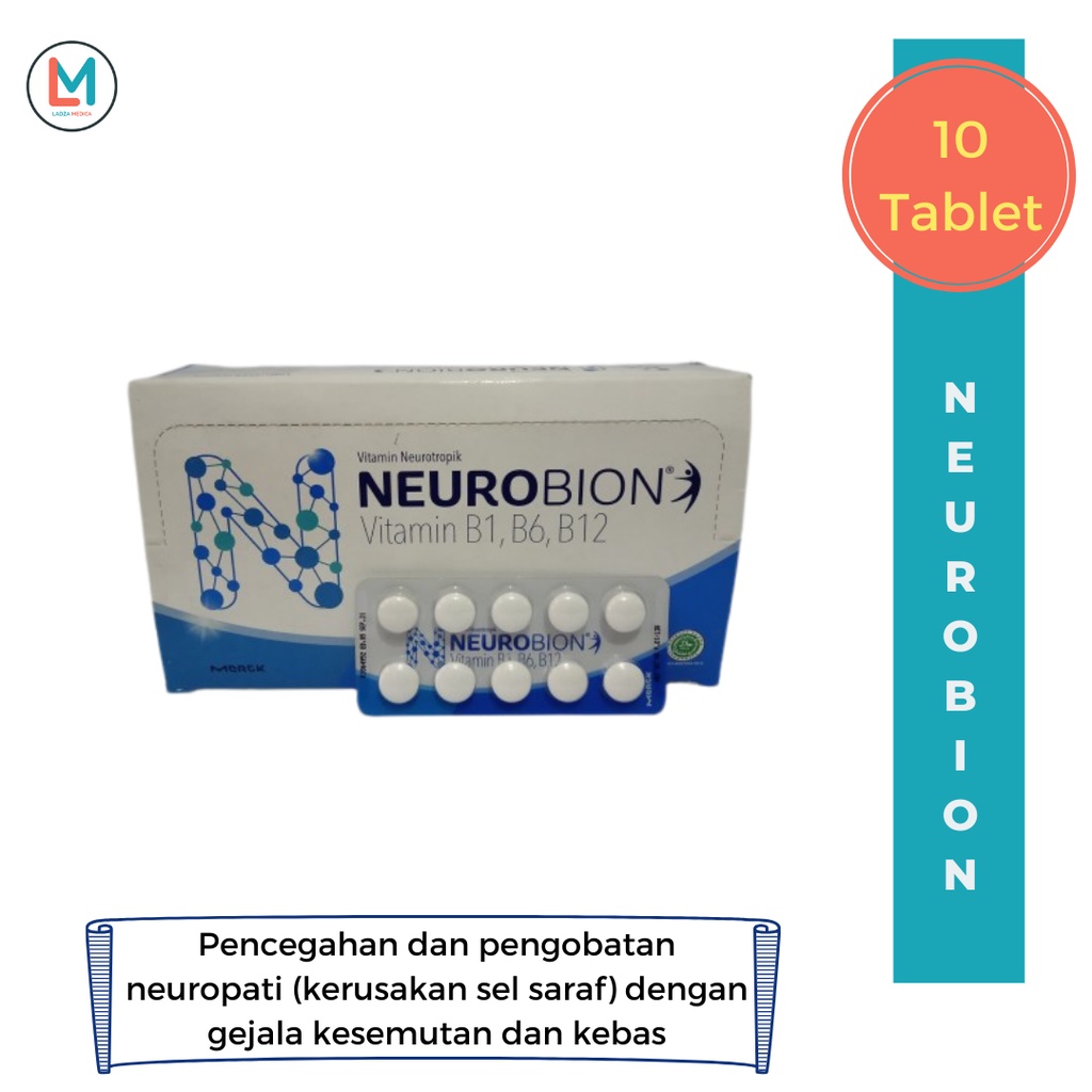 Jual Neurobion 1 Strip Isi 10 Tablet | Vitamin Neurotropik | Shopee ...