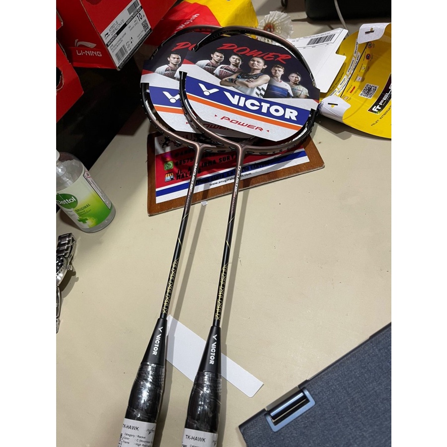 Jual Raket Badminton Victor THRUSTER K-HAWK F (TK-HAWK F) ORIGINAL ...