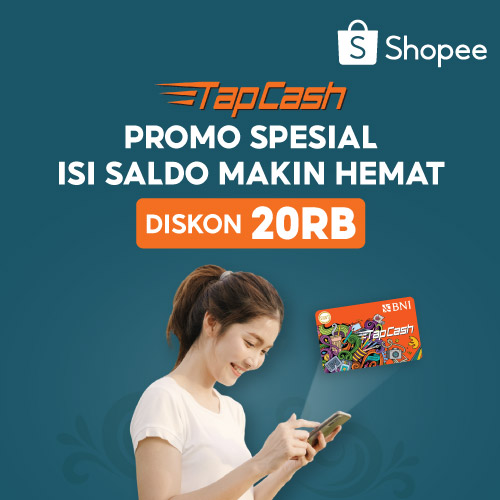 BNI TAPCASH Promo Diskon 20RB