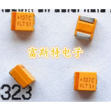 Jual Kapasitor AVX Type B 16V 100UF Chip Tantalum Capacitor 107C 3528/ ...