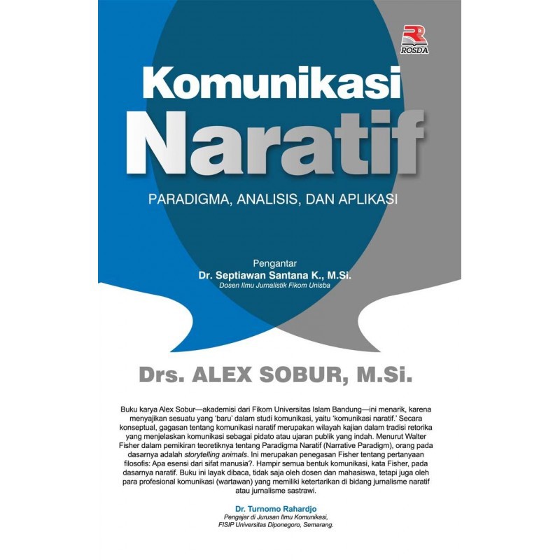 Jual Komunikasi Naratif Paradigma Analisis dan Aplikasi - Alex Sobur ...